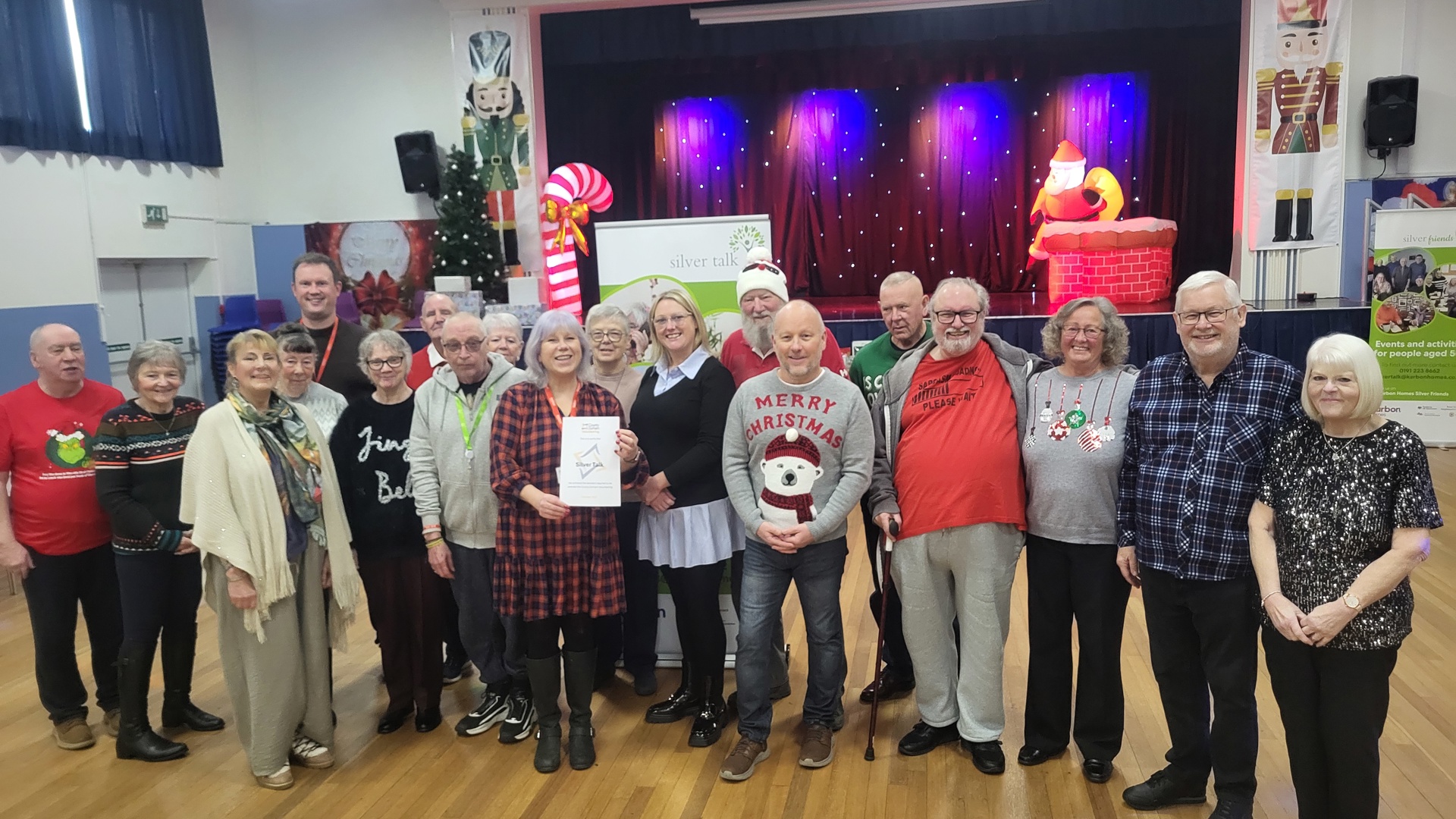 Silver Talk achieves County Durham Volunteering Kite mark