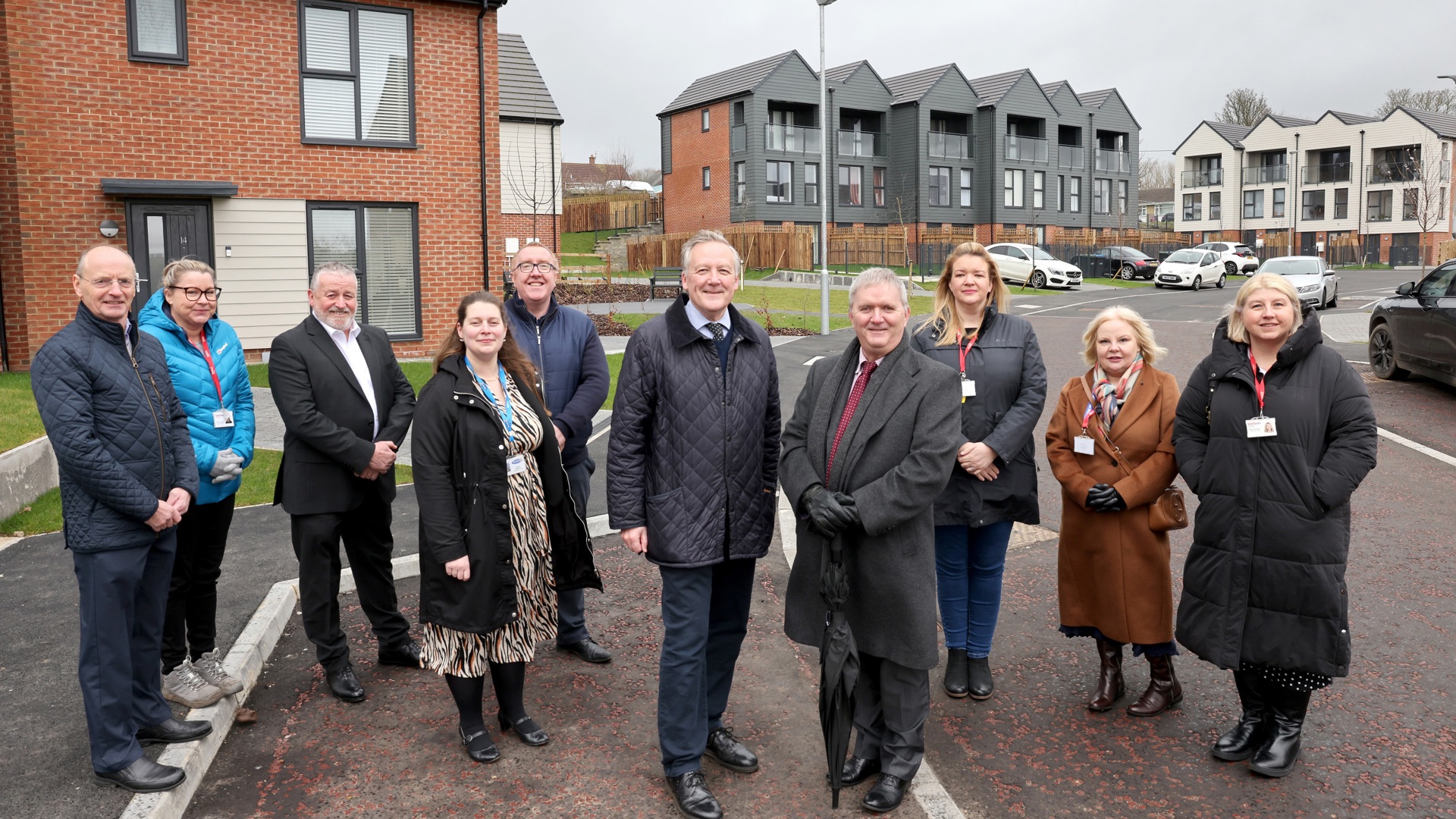 Opening event marks the completion of new homes in County Durham ...