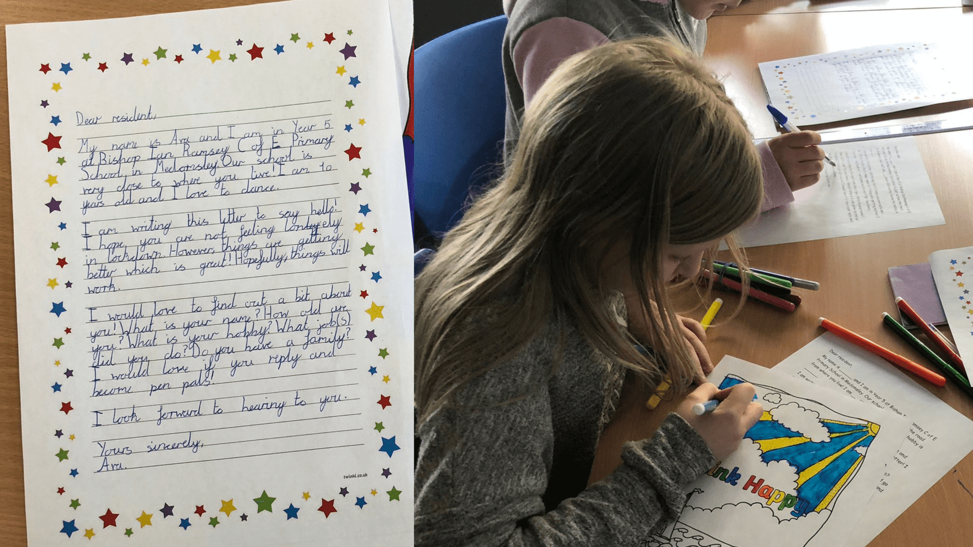 Friendships forged through pen pal project | Karbon Homes